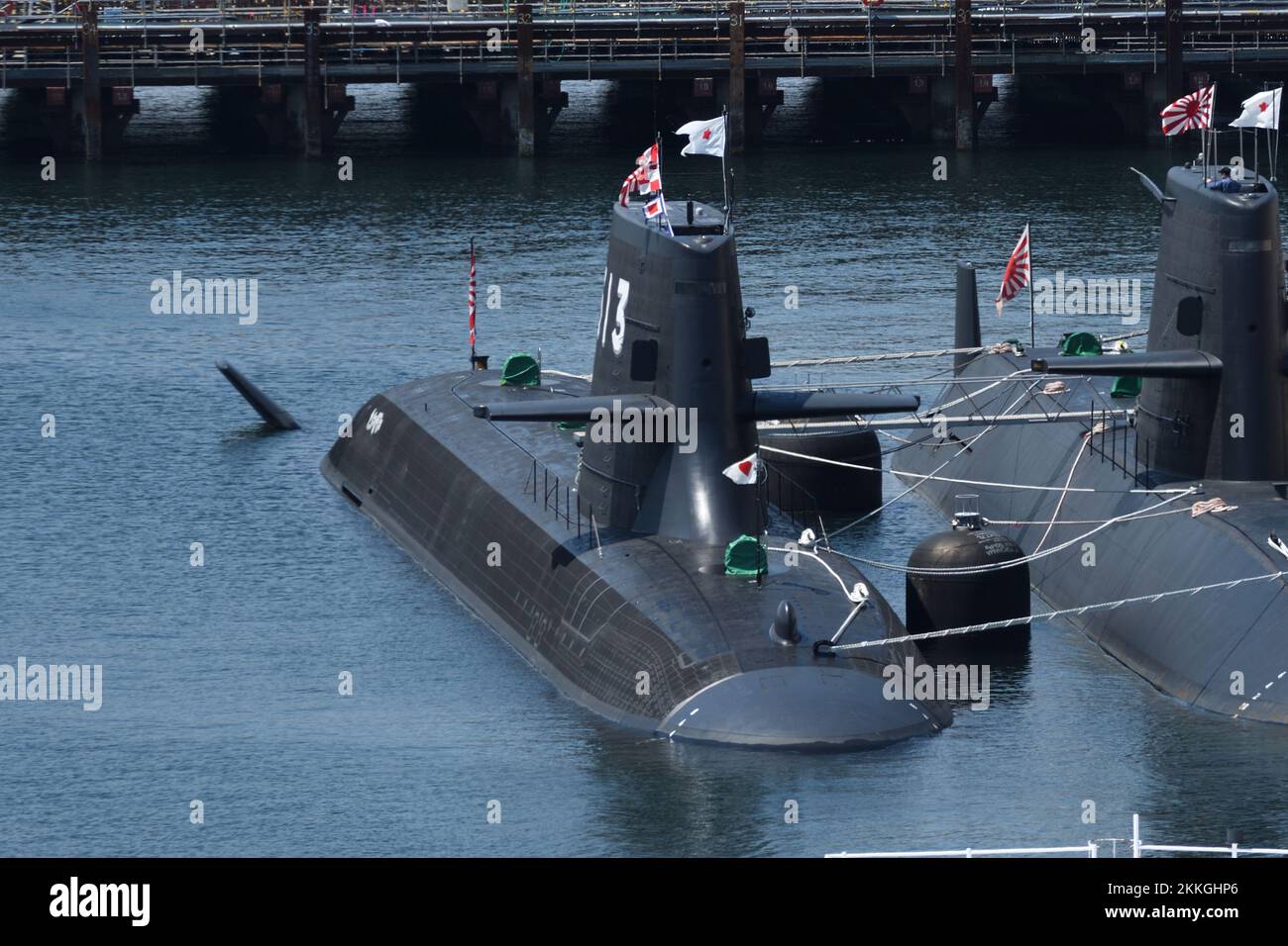 Préfecture de Kanagawa, Japon - 03 mai 2022: Force d'autodéfense maritime japonaise JS Taigei ...