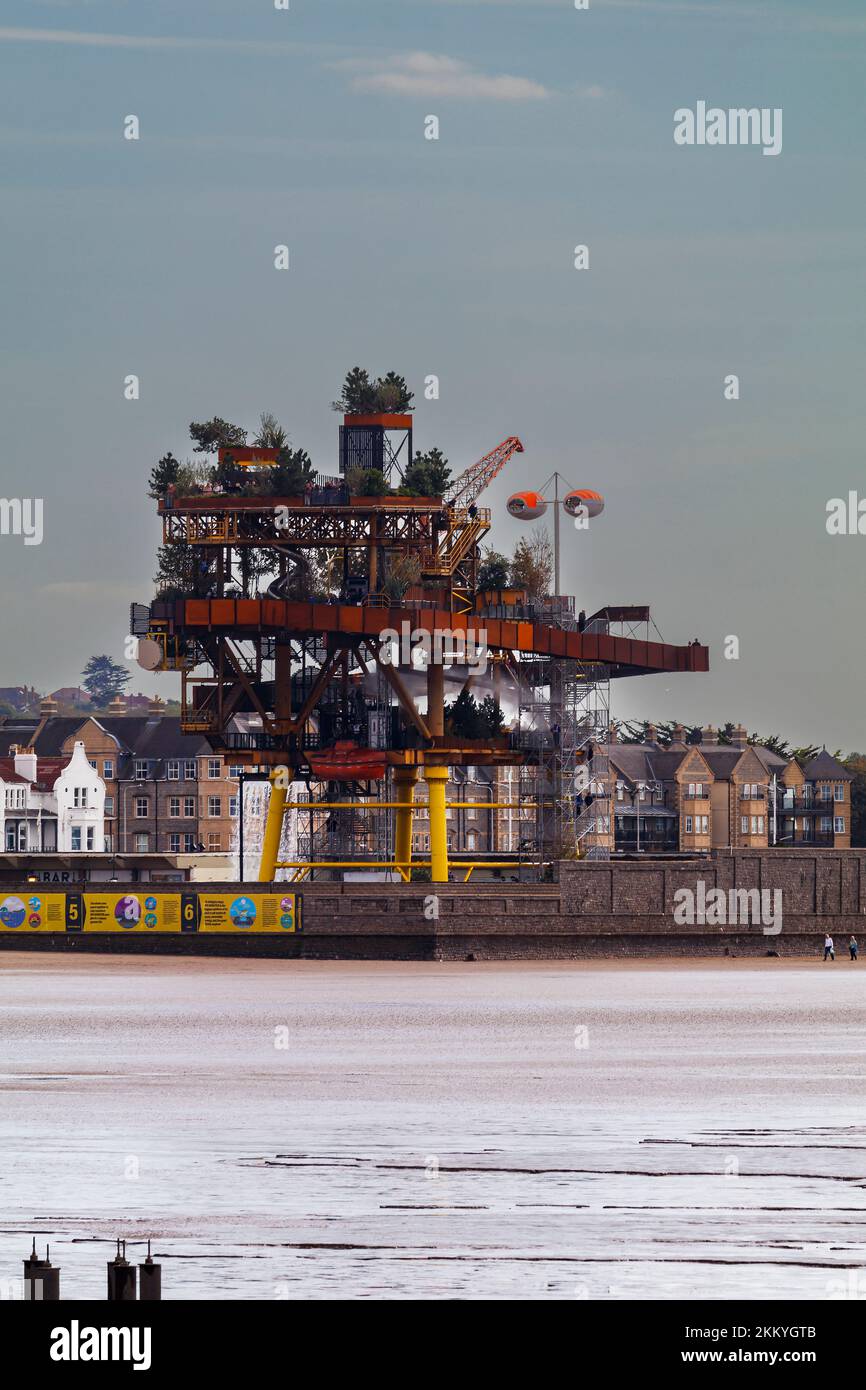 Knightstone island et la plage Banque de photographies et d’images à ...