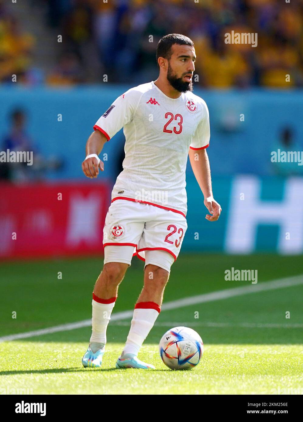 Naim Sliti en Tunisie lors du match de la coupe du monde de la FIFA du ...