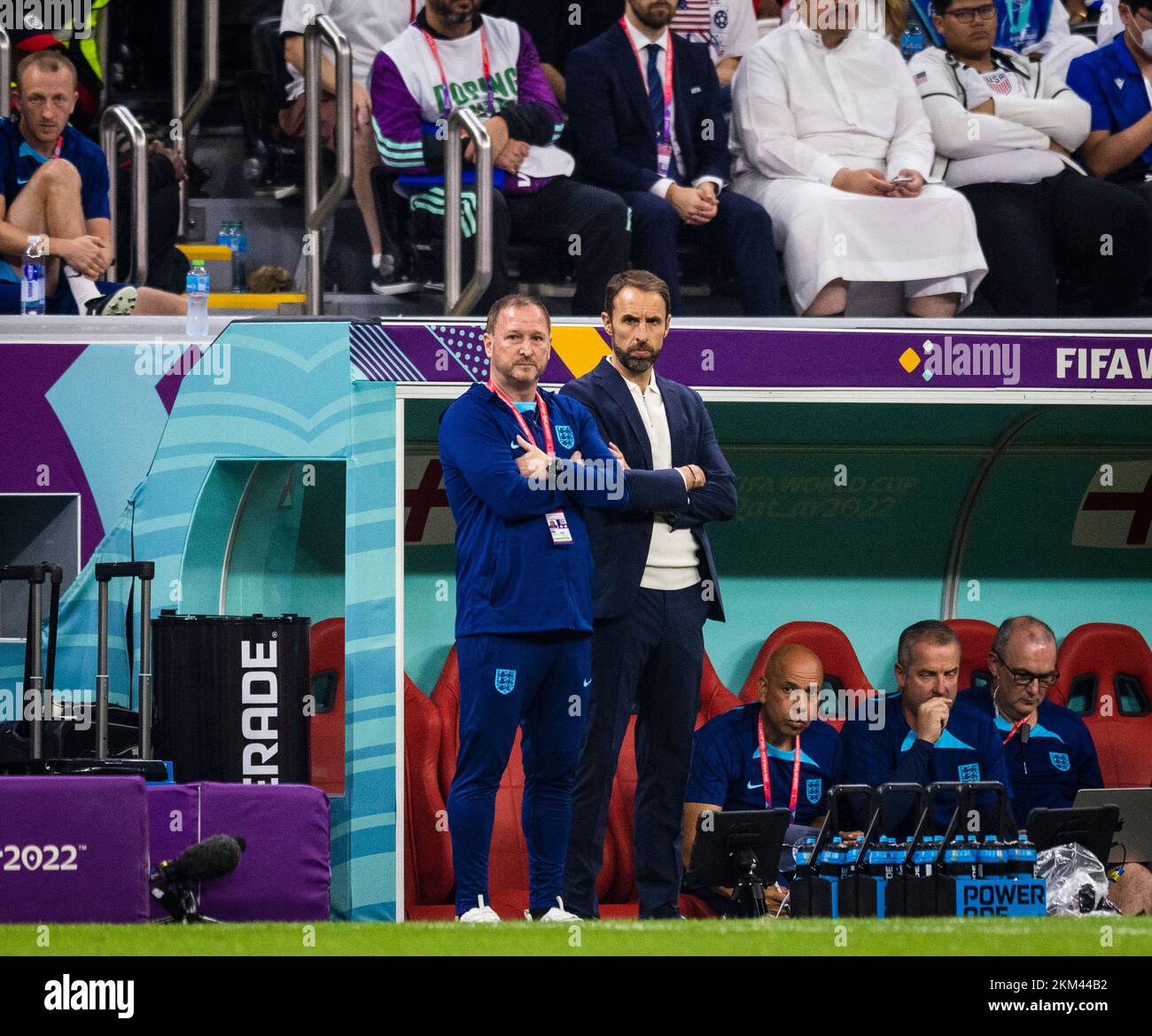 Doha, Qatar. 25th novembre 2022. Directeur de l'Angleterre Gareth ...