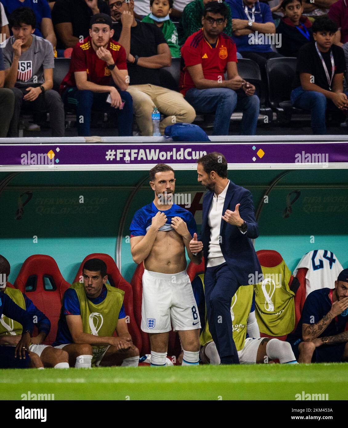Doha, Qatar. 25th novembre 2022. Jordan Henderson (Angleterre), Trainer ...