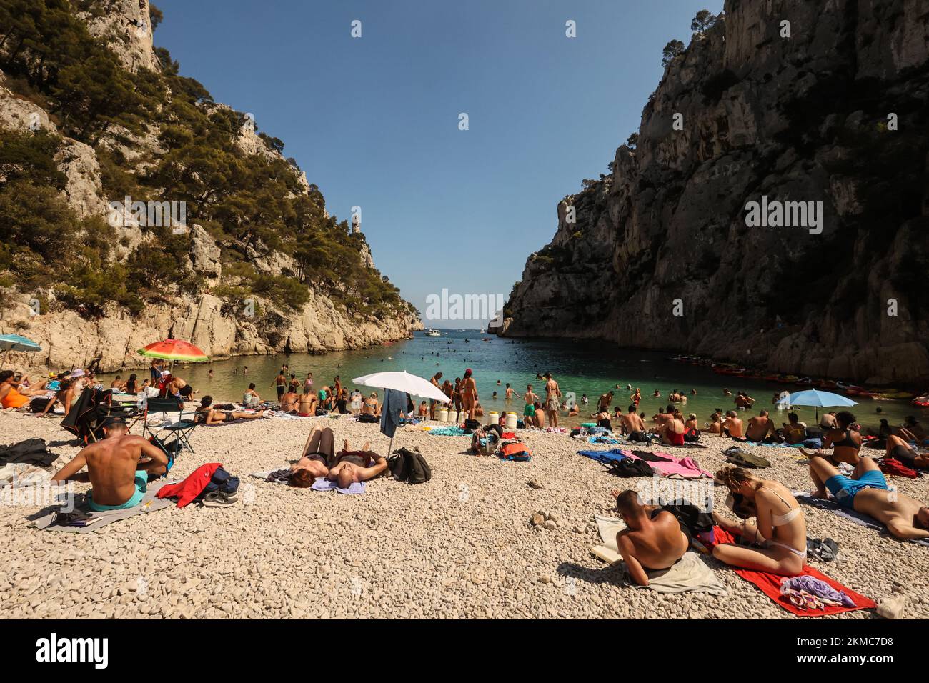 Calanque d'en-Vau,plage,baignade,accessible,à,pied,kayak,ou,bateau ...