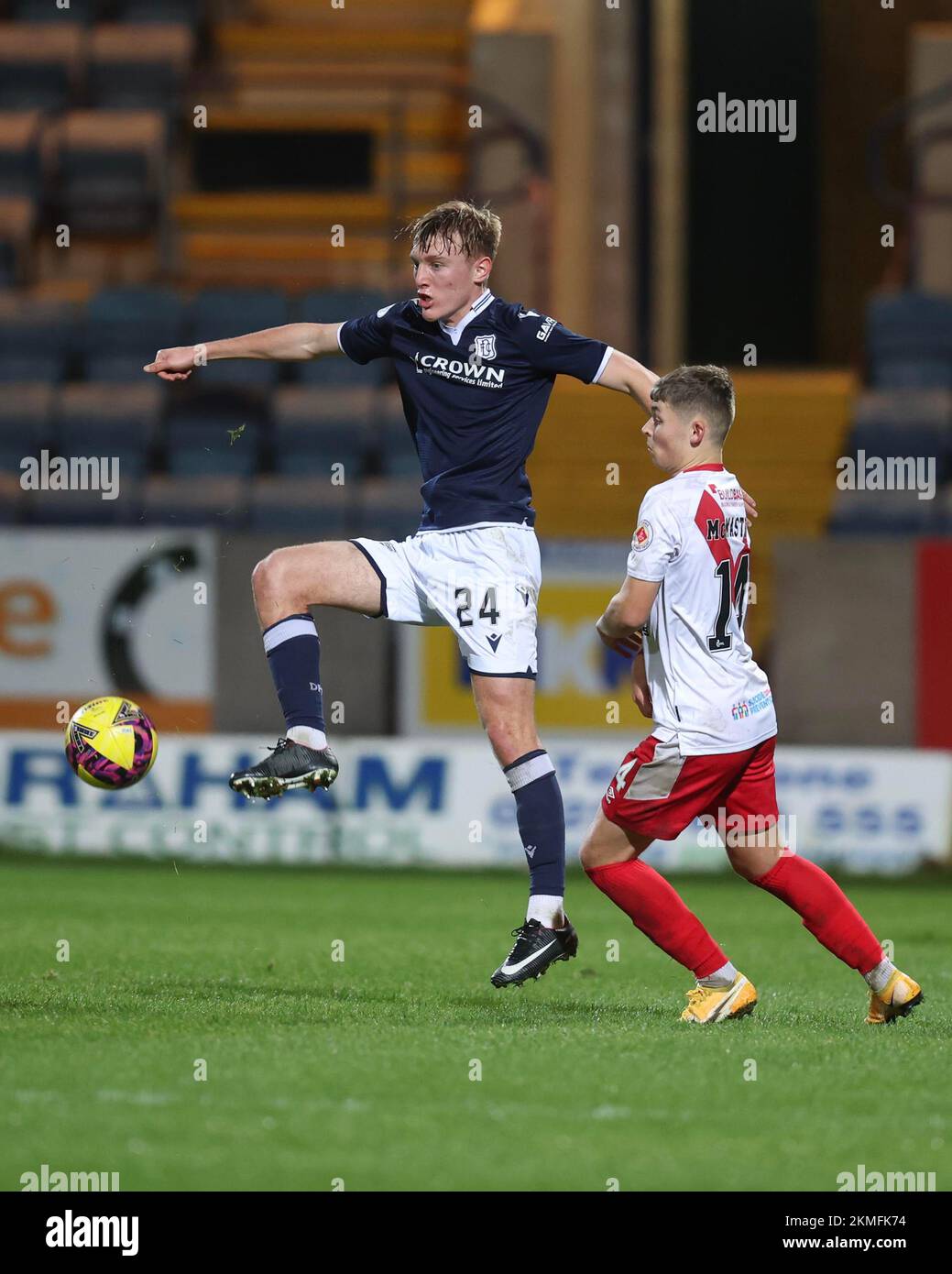 26th novembre 2022 ; Dens Park, Dundee, Écosse : Scottish Cup football ...