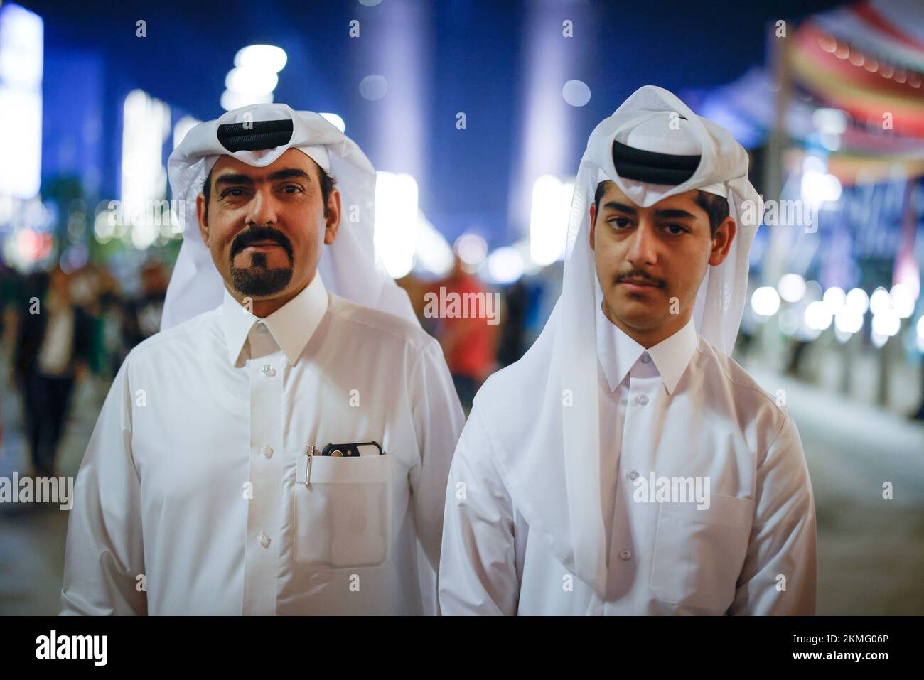 Doha, Catar. 26th novembre 2022. Résidents de Qatari pendant la coupe du monde de la FIFA, Qatar ...