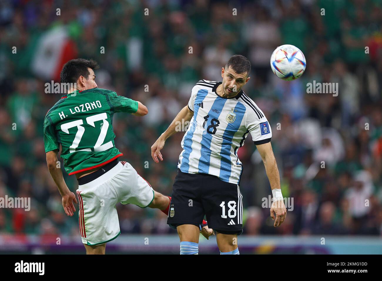 Guido Rodriguez lors de la coupe du monde de la FIFA, Qatar 2022, match ...