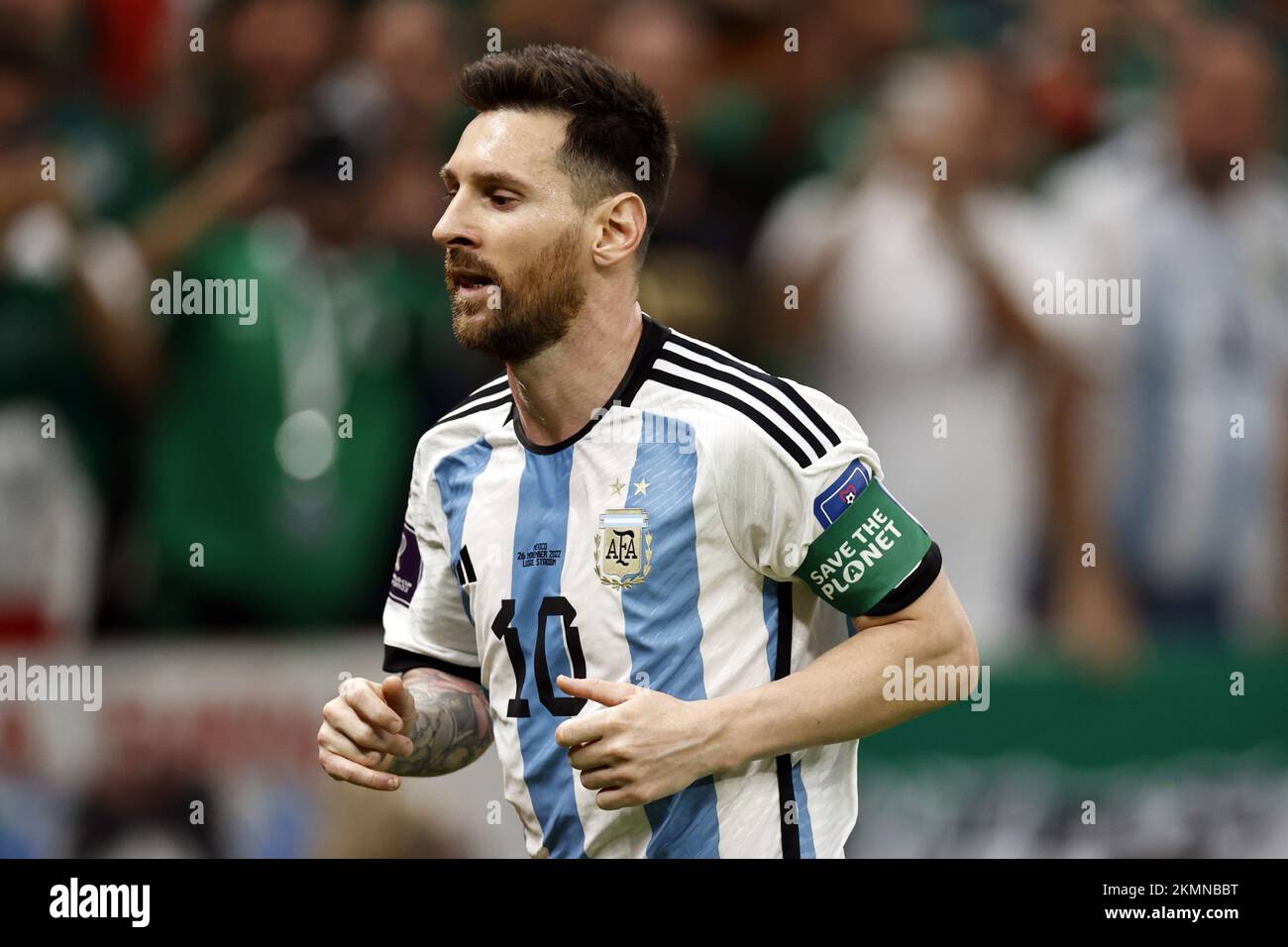 Ville de LUSAIL - Lionel Messi de l'Argentine pendant la coupe du monde ...