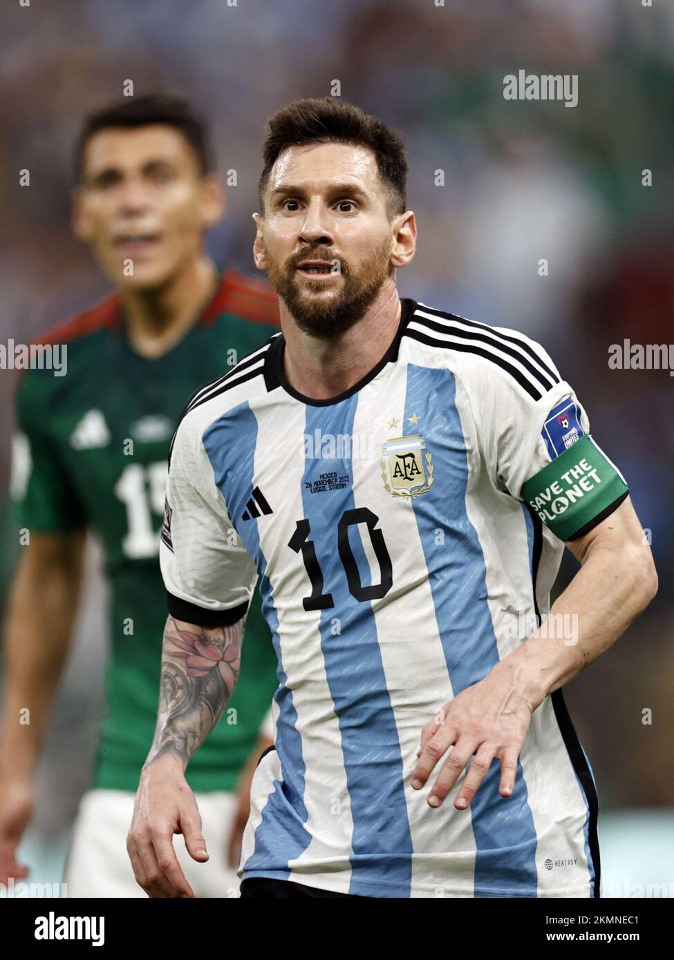Ville de LUSAIL - Lionel Messi de l'Argentine pendant la coupe du monde ...