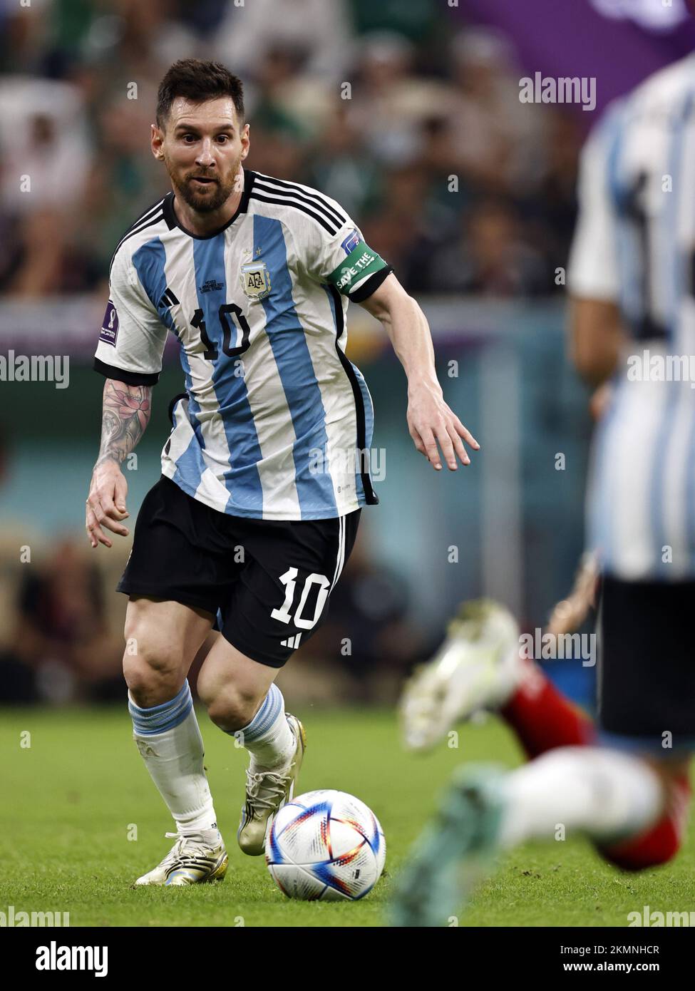 Ville de LUSAIL - Lionel Messi de l'Argentine pendant la coupe du monde ...