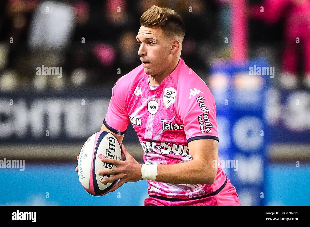 Leo BARRE du Stade Français lors du championnat français Top 14 des ...
