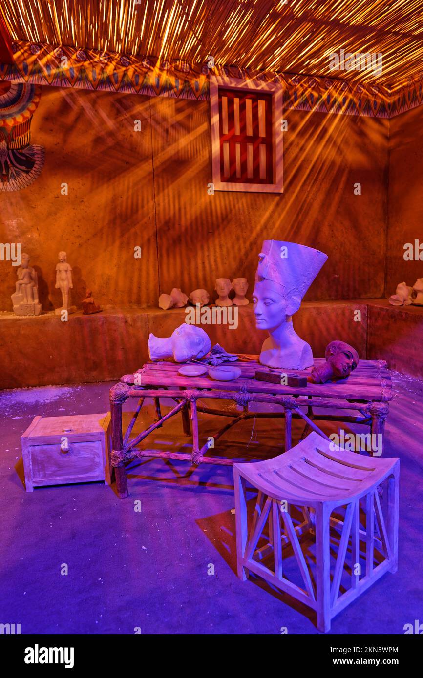 LYON, FRANCE, 25 novembre 2022 : reconstruction de l'atelier du ...