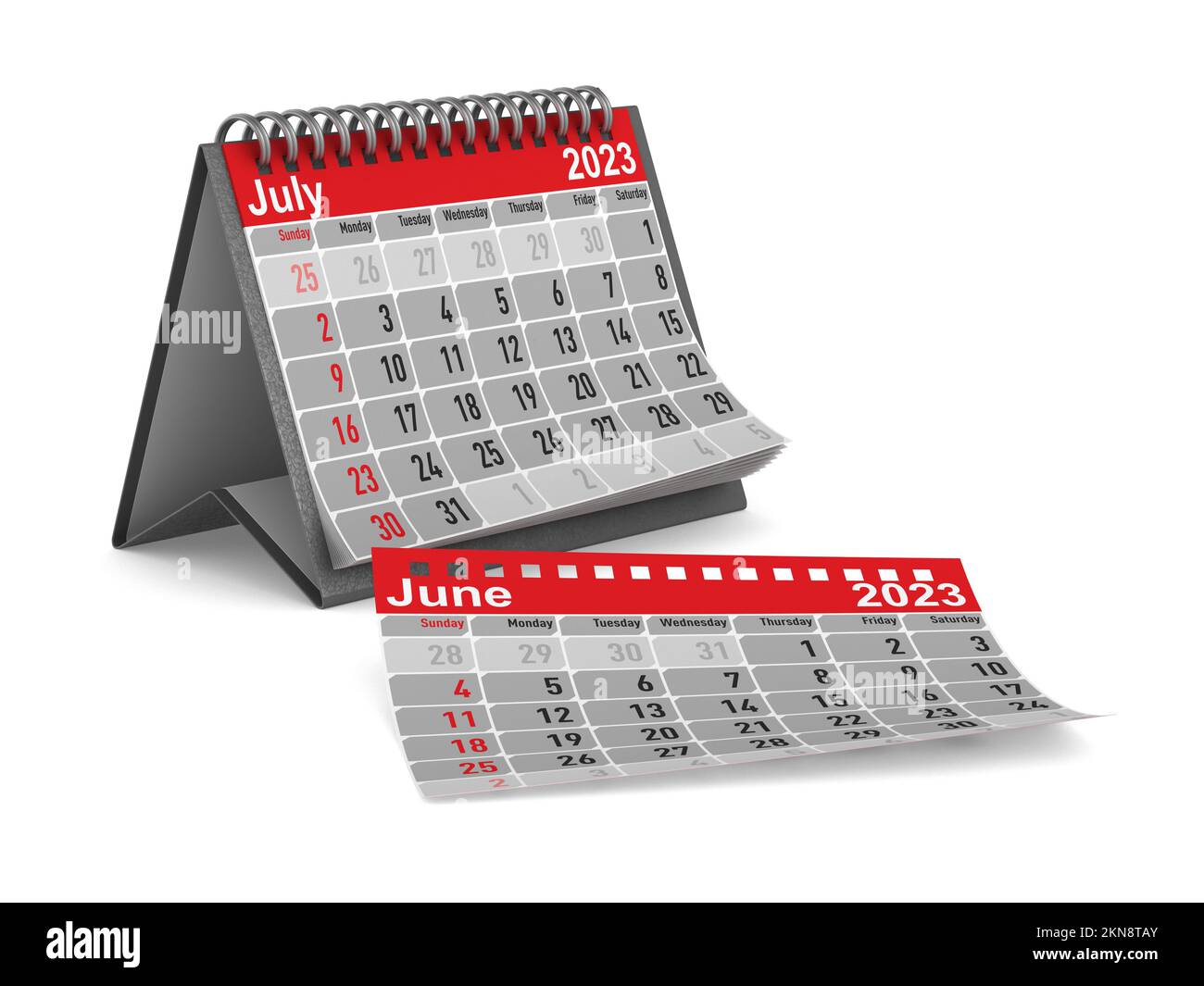 Calendrier juillet 2023 Banque de photographies et d’images à haute ...