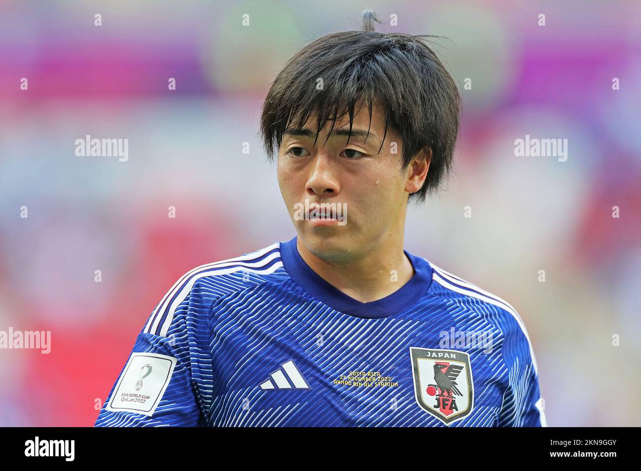 Yuki Soma do Japão lors du match de la coupe du monde de la FIFA, Qatar ...