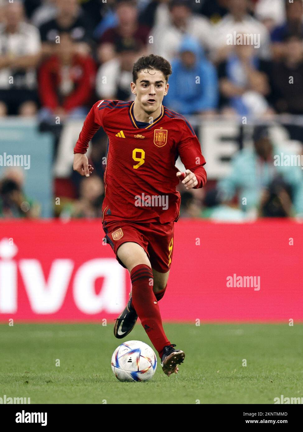 Al Khor, Qatar. 27th novembre 2022. AL KHOR - Pablo Gavi d'Espagne ...