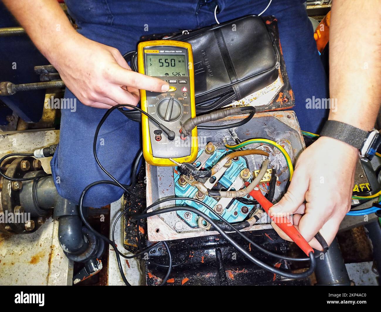 Contr le De L isolation Des Enroulements D un Moteur Mis La Masse Contr le De L isolation Des Enroulements D un Moteur Mis La Masse