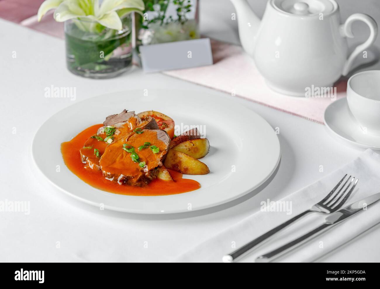 Repas de luxe Banque de photographies et d’images à haute résolution ...