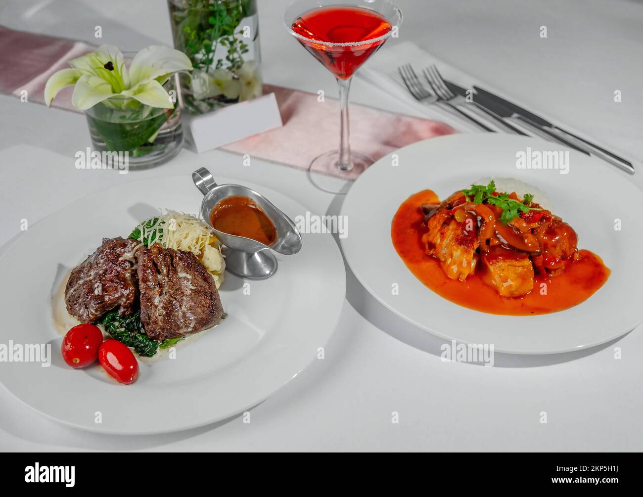 Repas de luxe Banque de photographies et d’images à haute résolution ...