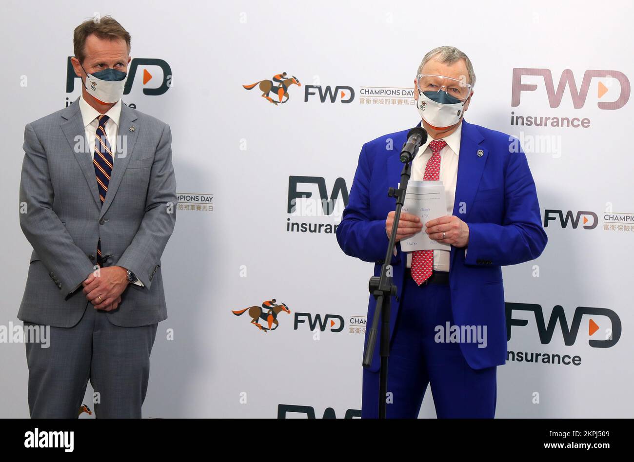 Hong Kong Jockey Club (HKJC) le Directeur général, M. Winfried ...