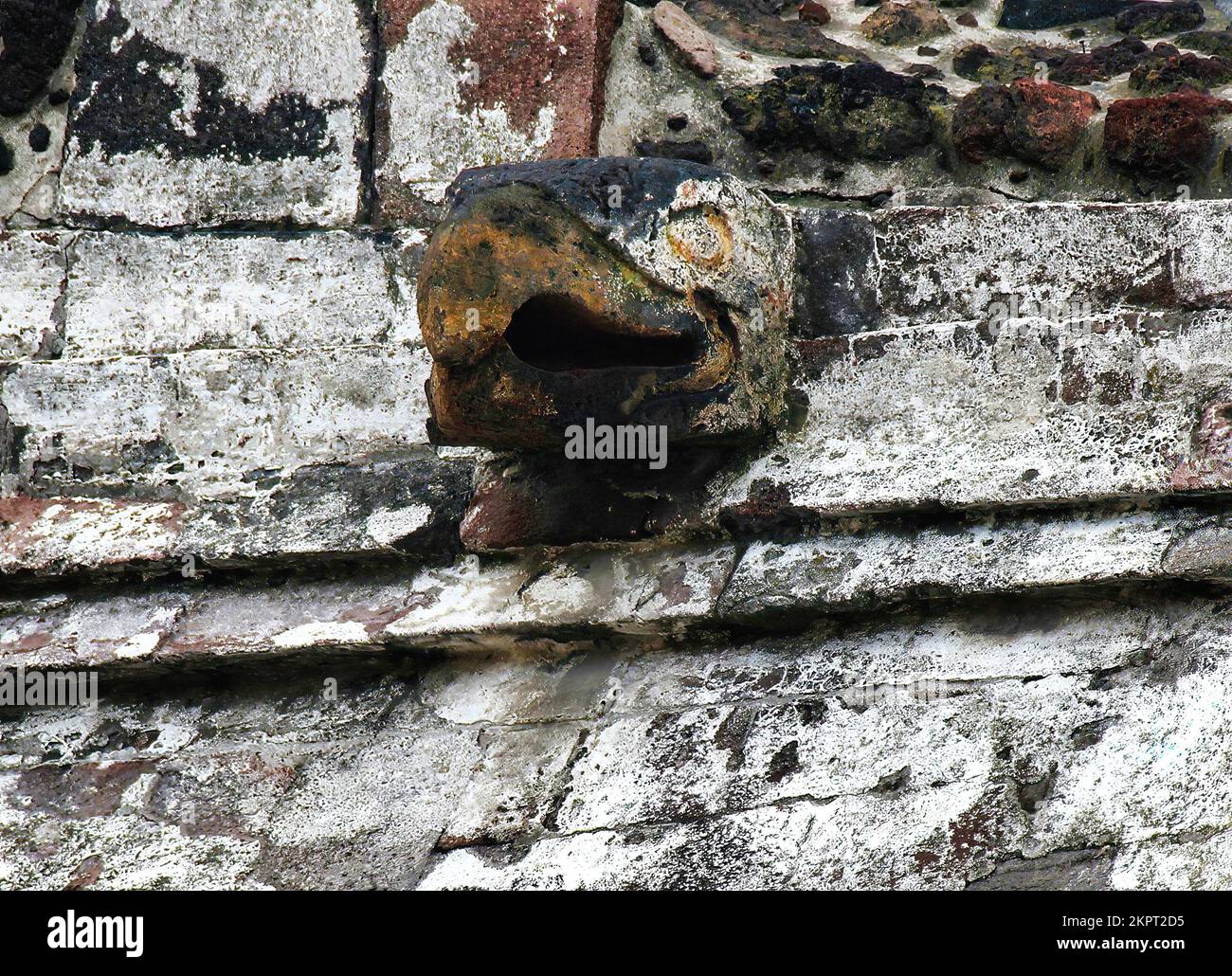 Mexico (Mexique) les ruines de la maison aztèque des aigles près du ...