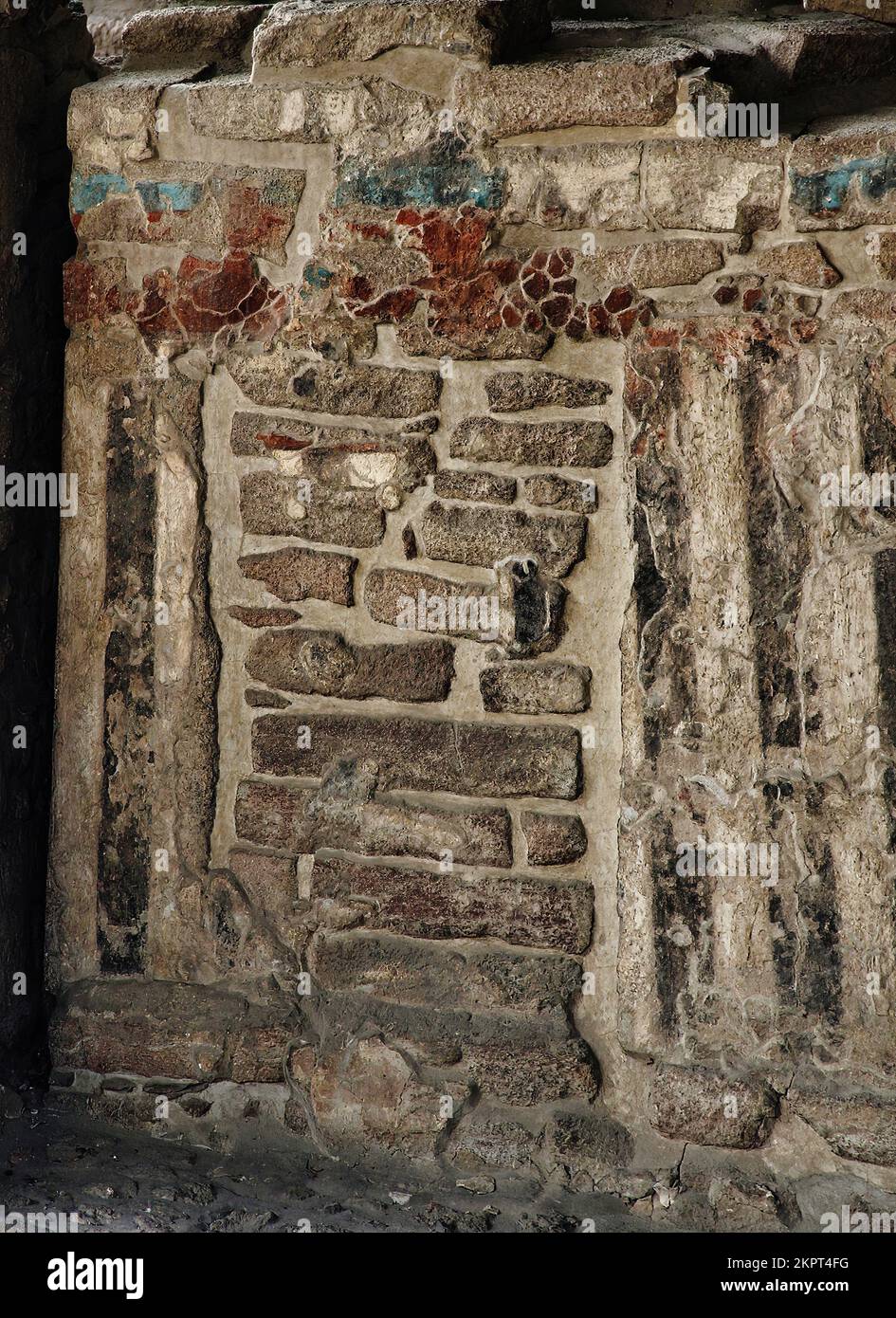 Les ruines de la Grande Pyramide (ou Templo Mayor) le temple principal ...