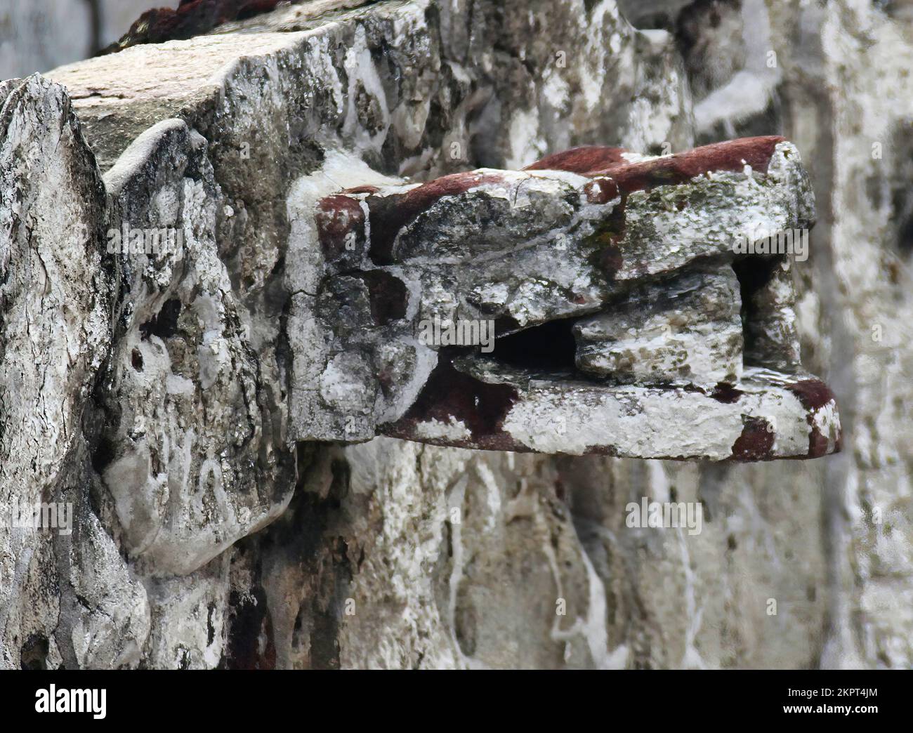 Les ruines de la Grande Pyramide (ou Templo Mayor) le temple principal ...