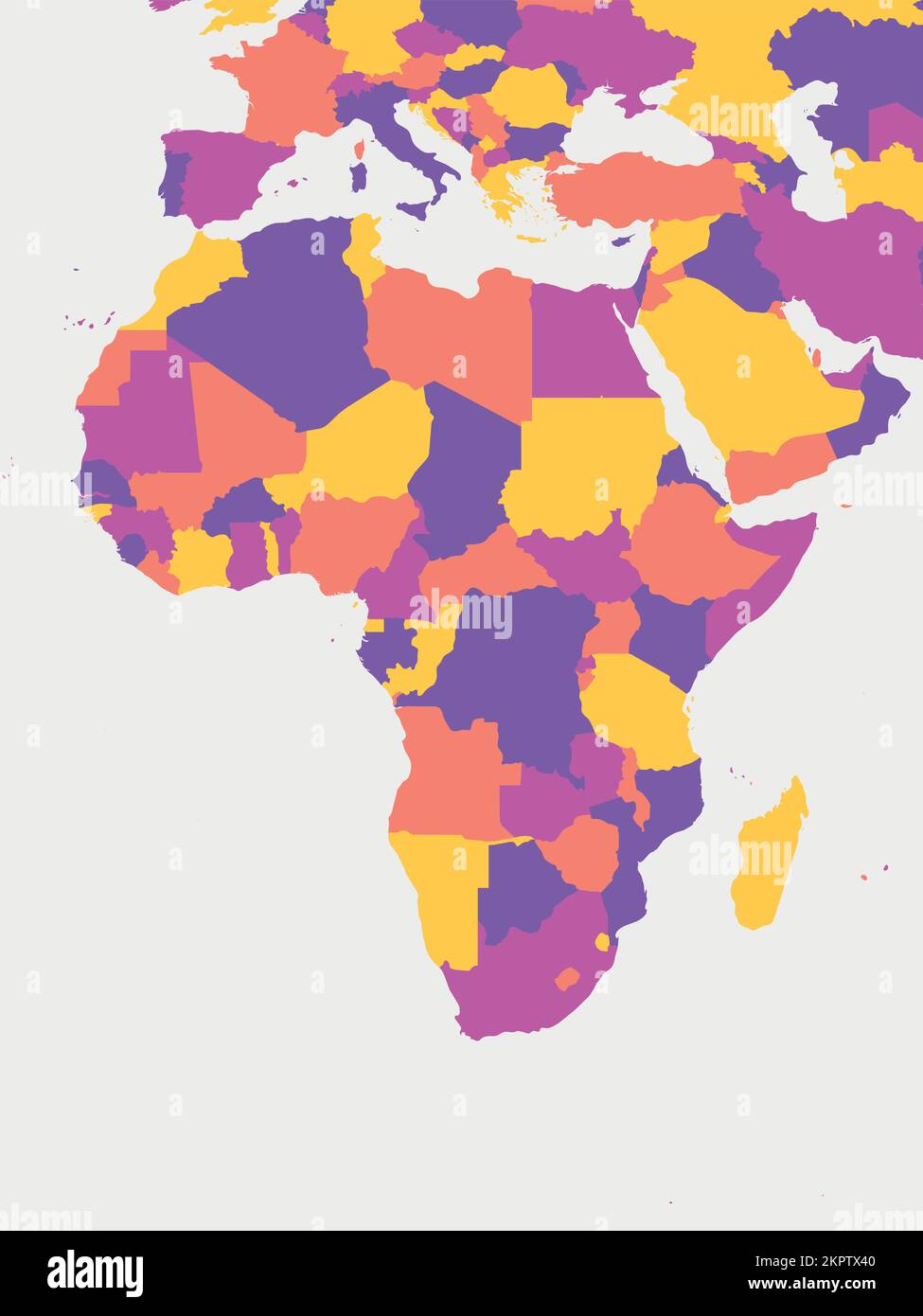 Carte Politique Vierge De L'afrique Carte Vierge De L'Afrique