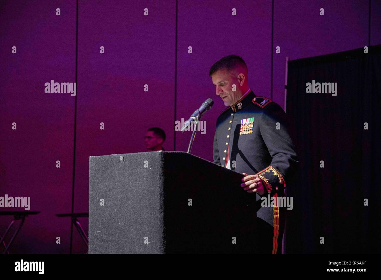 ÉTATS-UNIS Le colonel Ryan M. Hoyle, commandant de l'unité ...
