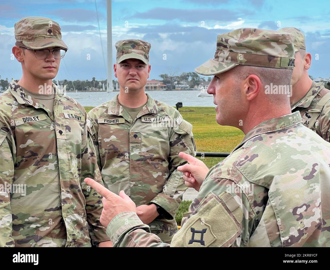 Le colonel Gray Johnson, chef d’état-major de la Garde nationale de l ...
