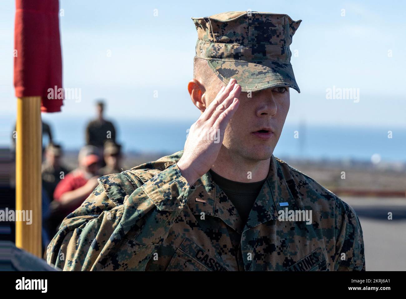ÉTATS-UNIS Corps maritime 1st le lieutenant Ryan Cassidy, officier ...