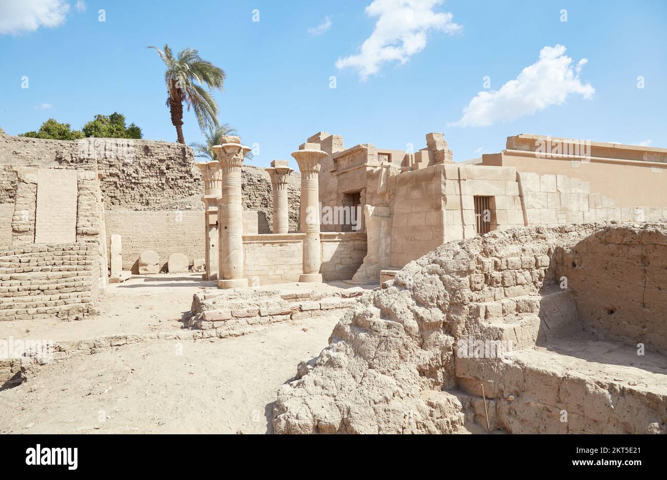 Le Temple de Ptah, qui abrite la mystérieuse statue de Sekhmet Photo Stock - Alamy