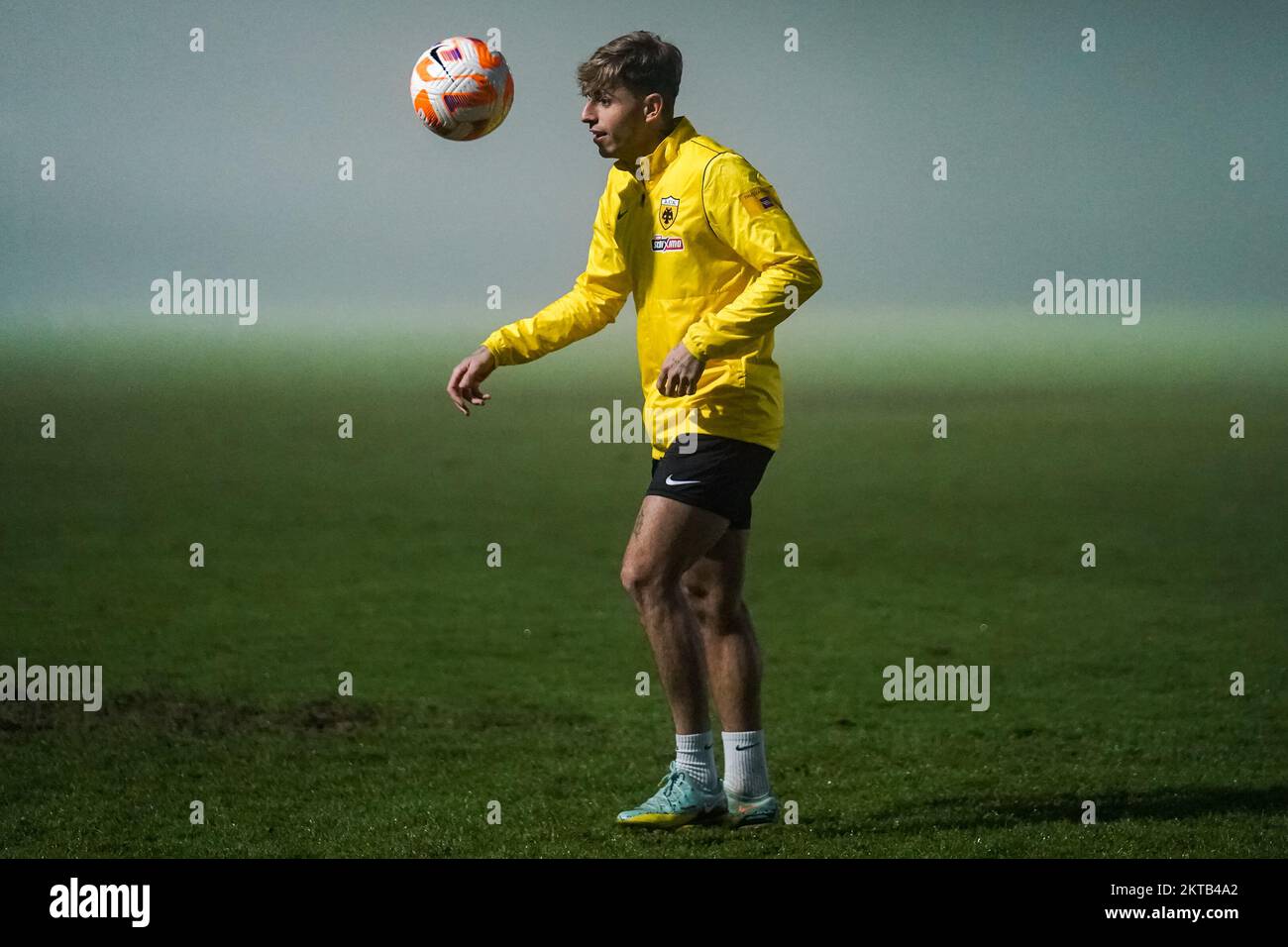 BURGH-HAAMSTEDE, PAYS-BAS - NOVEMBRE 29 : Lazaros Rota d'AEK Athènes ...