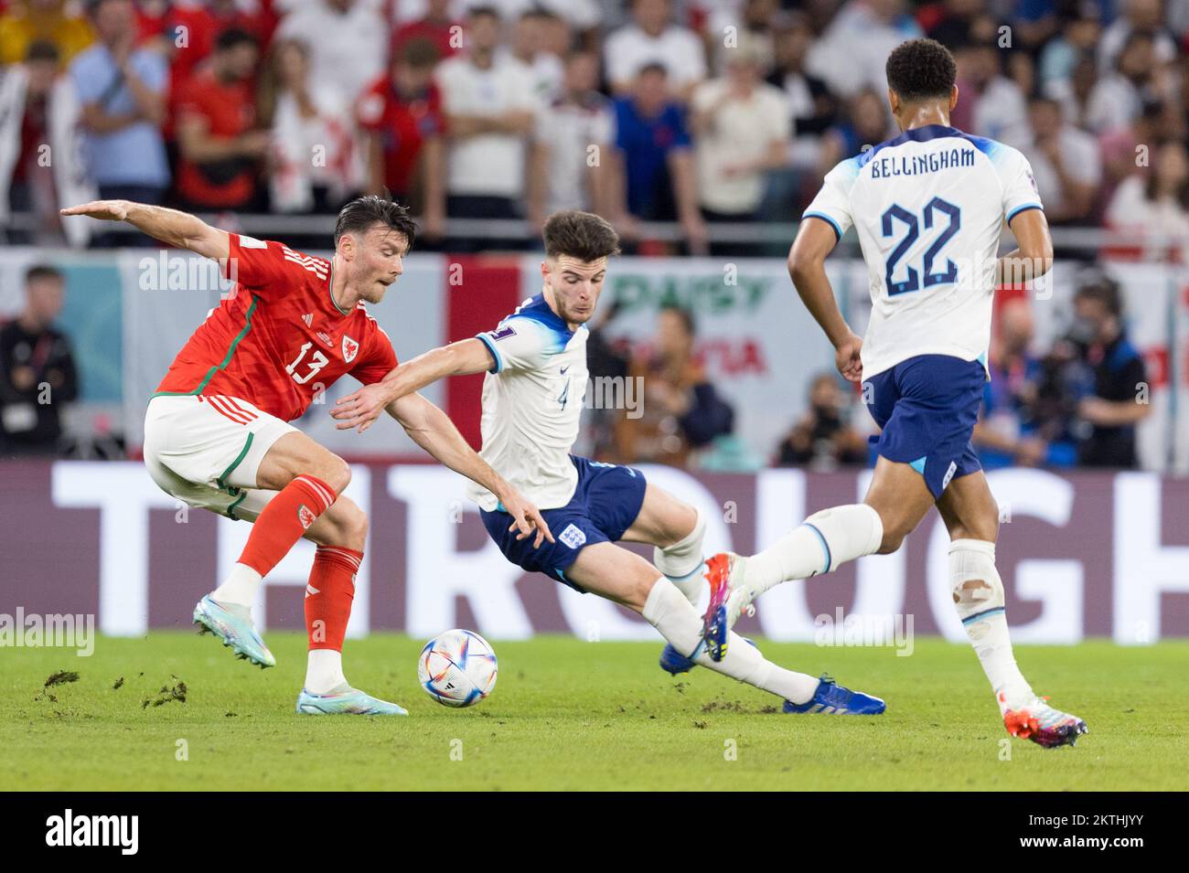 29.11.2022, Doha, pilka nozna, Mistrzostwa Swiata, Walia - Anglia, N/z ...