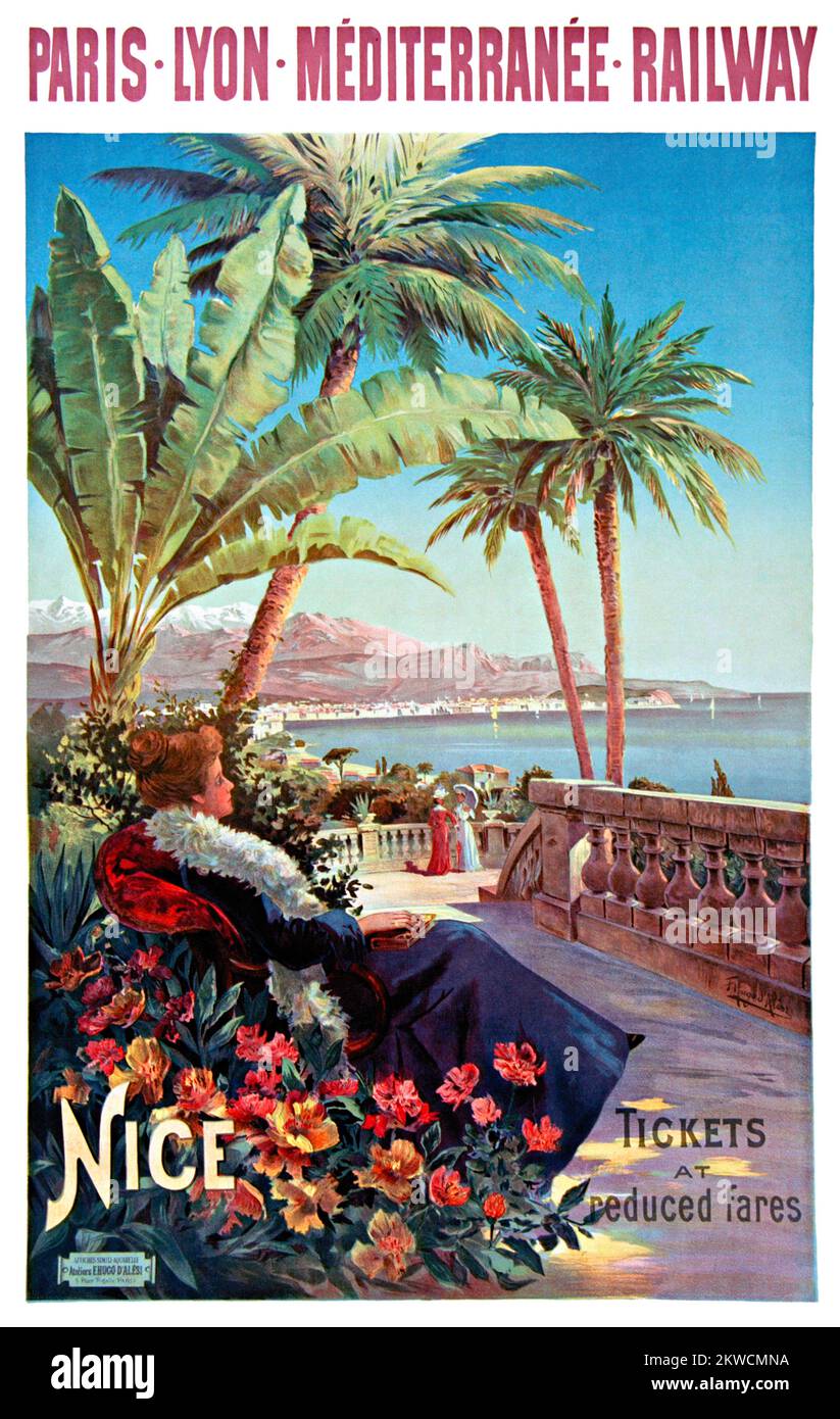 Old town nice Banque d'images détourées - Alamy