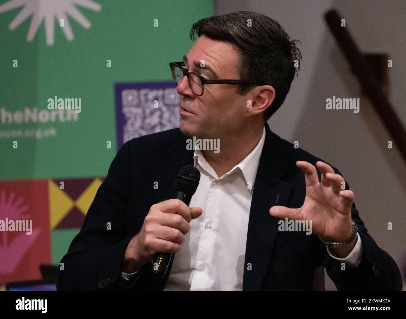 Manchester 30th novembre 2022, Andy Burnham (Manchester Mayor), à ce ...