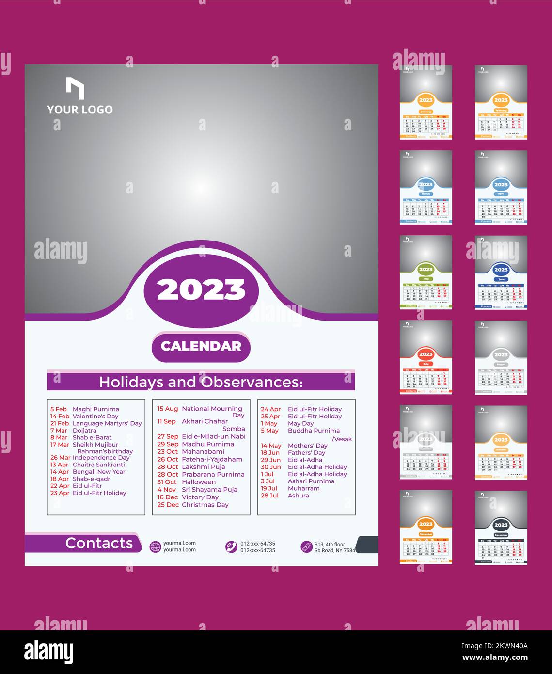 Calendrier 2023 a imprimer Banque de photographies et d’images à haute résolution - Alamy