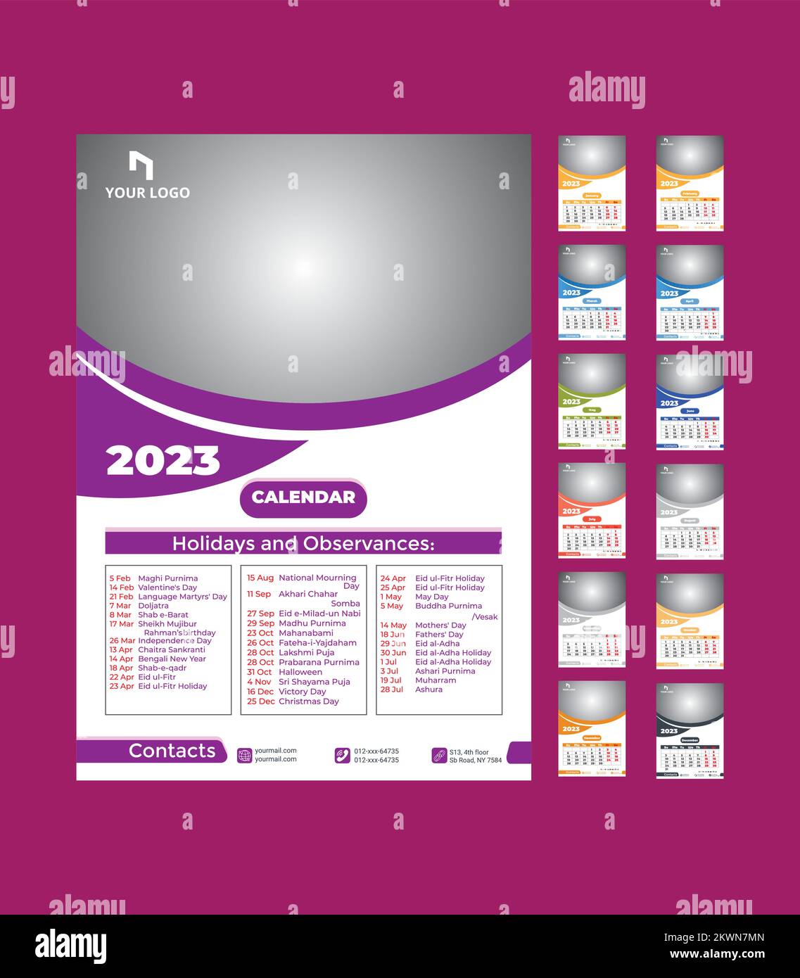 Calendrier 2023 a imprimer Banque de photographies et d’images à haute résolution - Alamy