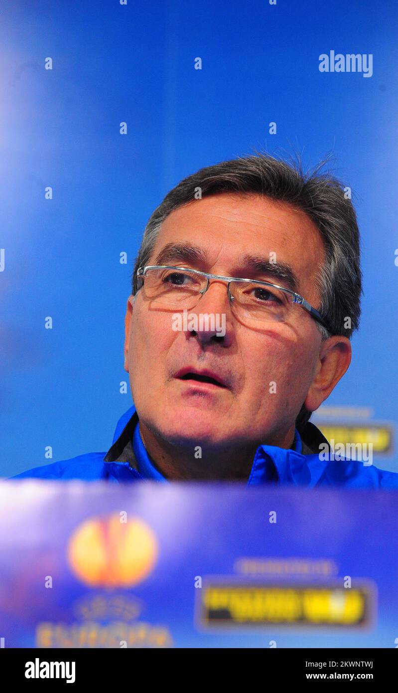 18.09.2013., Croatie, Zagreb - Conférence de presse de GNK Dinamo avant ...