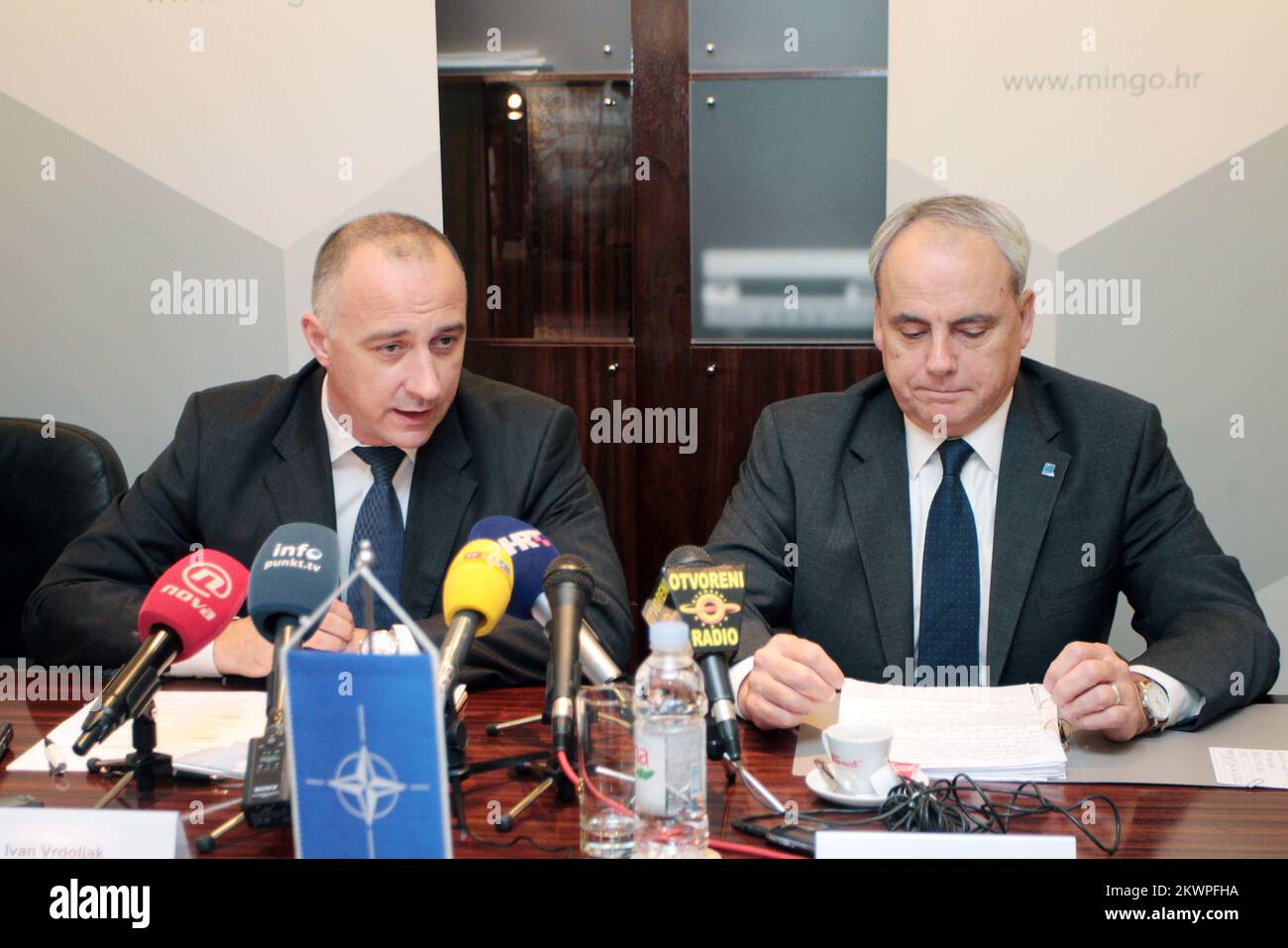 12.11.2013., Croatie, Zagreb - Ministère de l'économie, le ministre ...