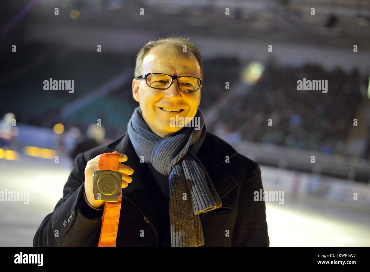 03.02.2014., Ljubljana, Slovénie - Jure Franko a remporté une médaille ...