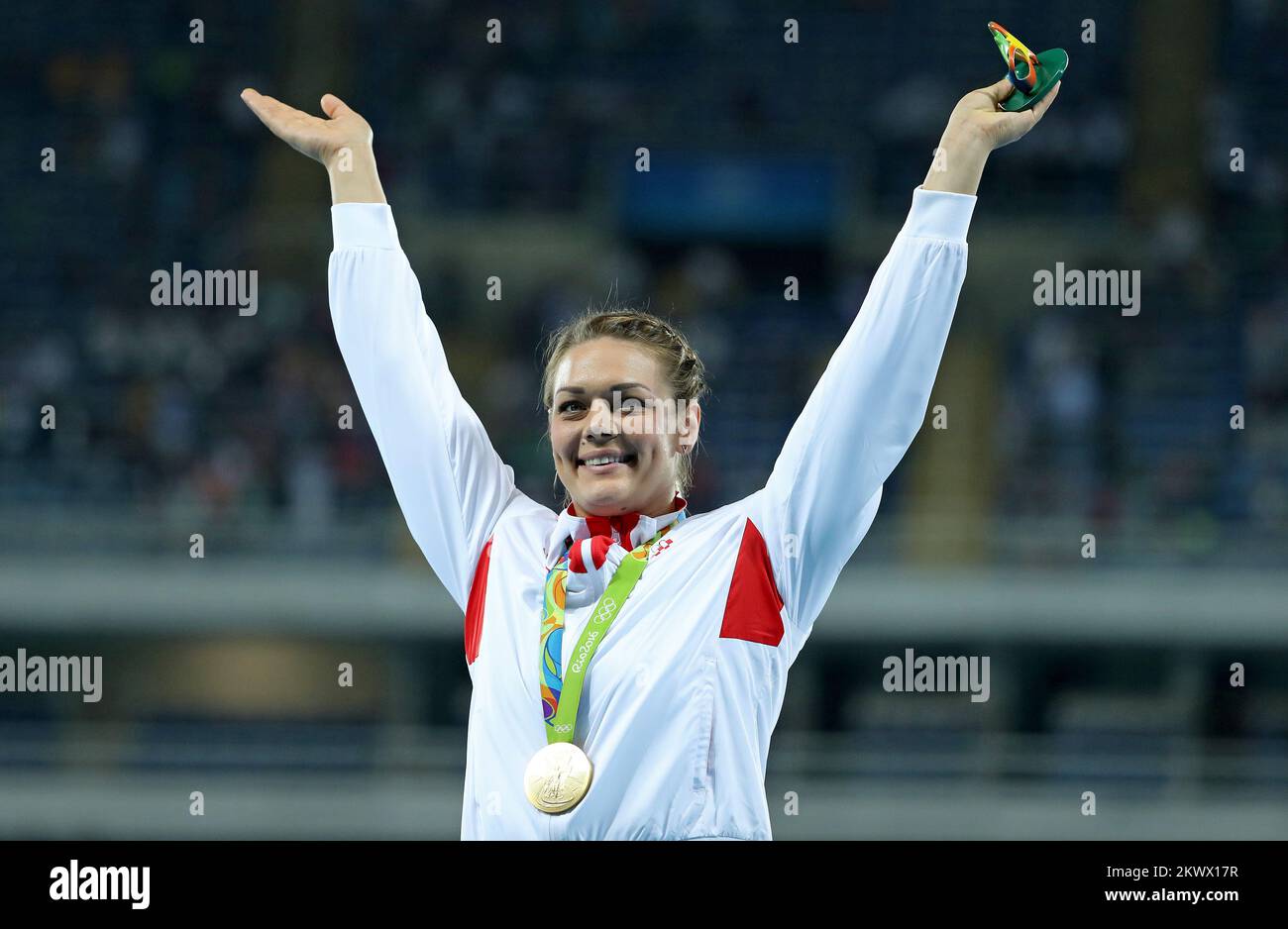 16.08.2016., Rio de Janeiro, Brésil - Sandra Perkovic, championne ...