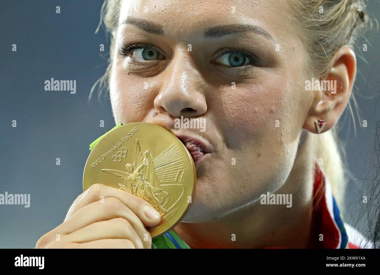 16.08.2016., Rio de Janeiro, Brésil - Sandra Perkovic, championne ...