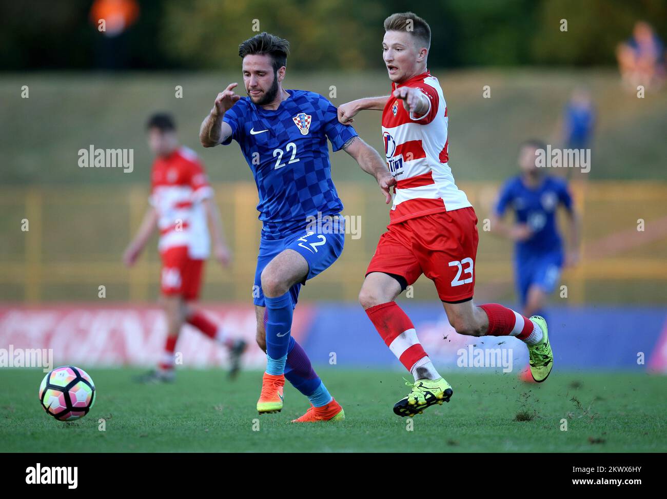 31.08.2016., Sisak, Croatie - l'équipe nationale croate de football a ...