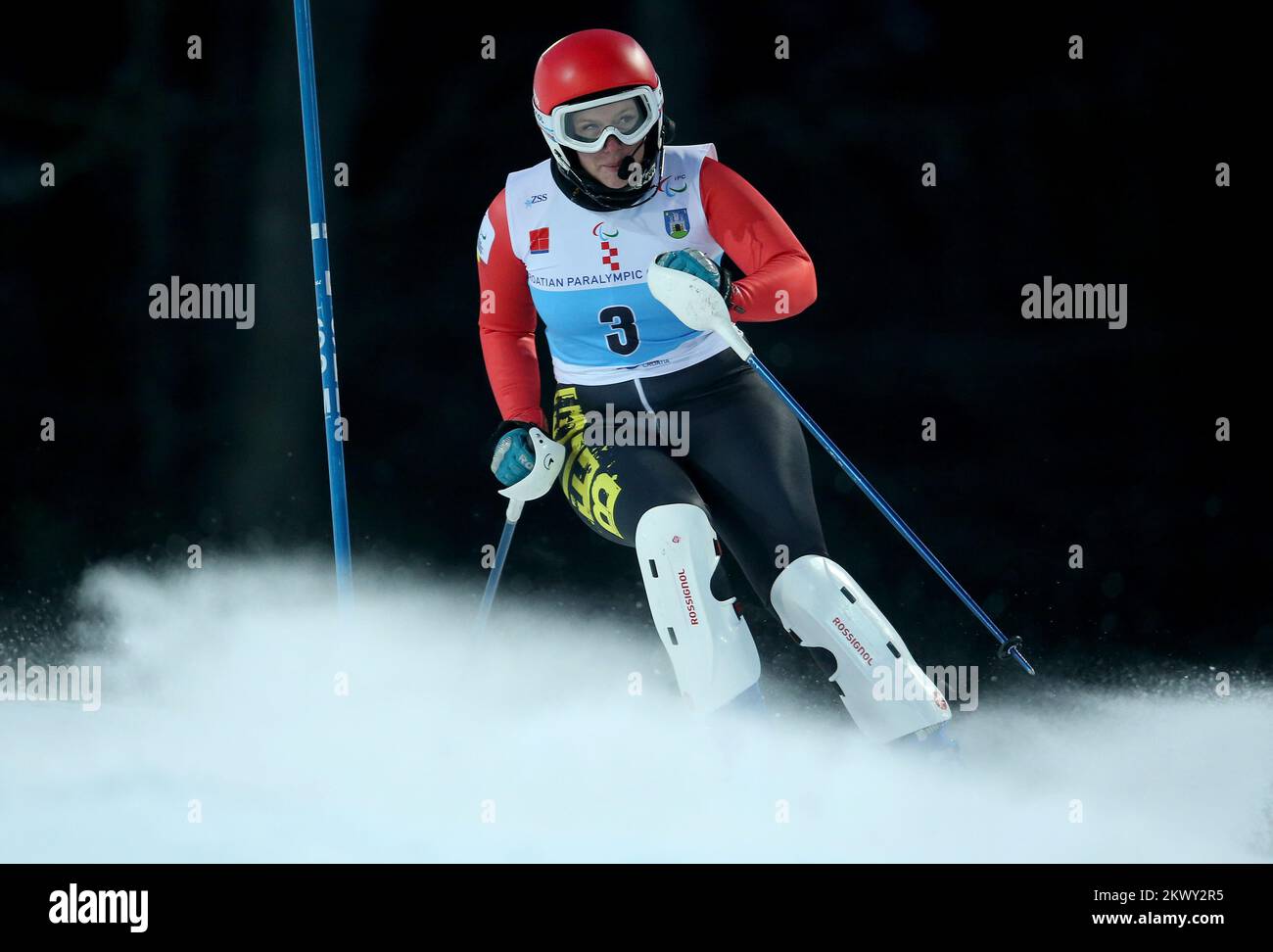 16.02.2017., Sljeme, Zagreb, Croatie - 2017 IPC Alpine ski Europa Cup ...