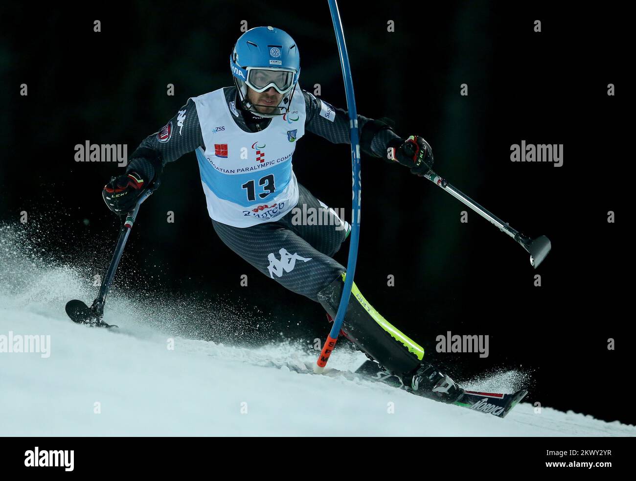 16.02.2017., Sljeme, Zagreb, Croatie - 2017 IPC Alpine ski Europa Cup ...