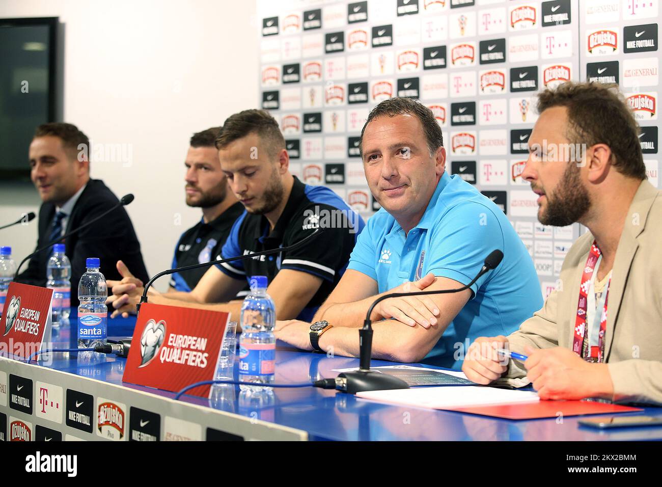01.09.2017., Zagreb, Croatie - Conférence de presse de l'équipe ...