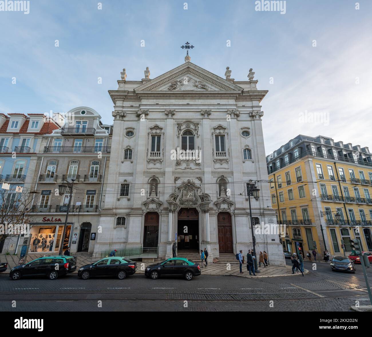 Igreja da nossa senhora da encarnacao lisboa Banque de photographies et ...