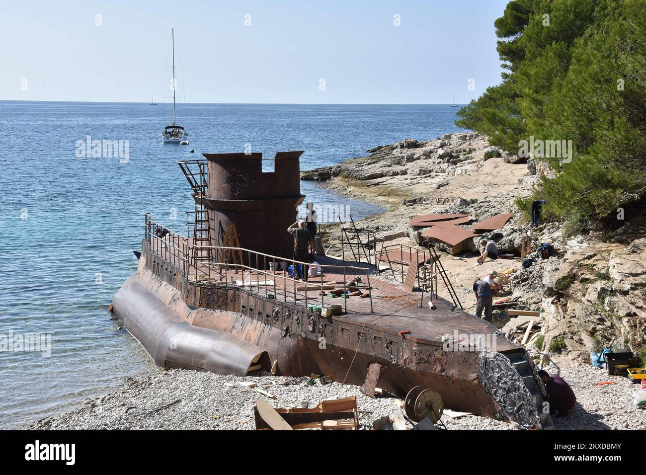 11.10.2019., Pula, Croatie - pour le tournage d'un film de guerre ...