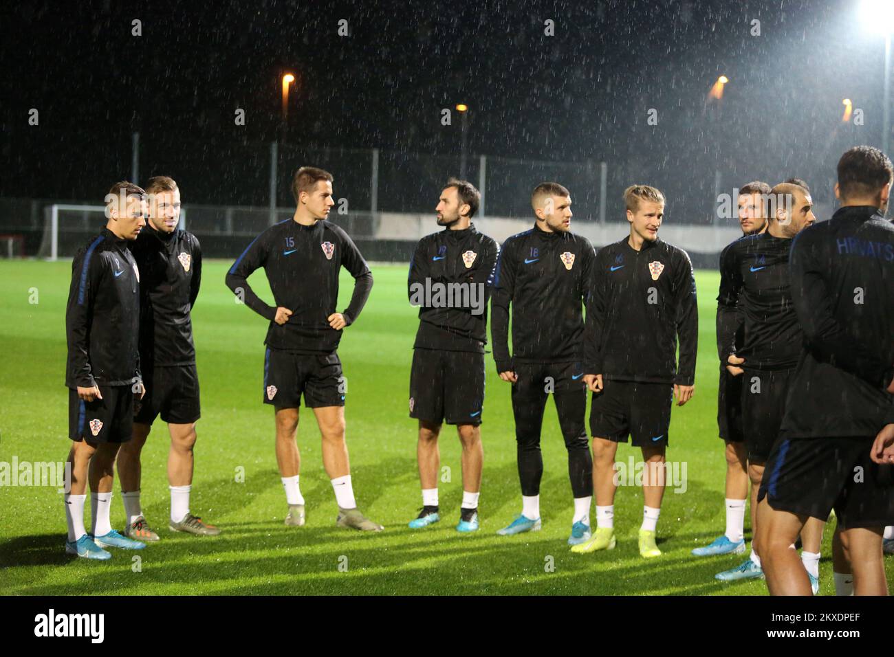 18.11.2019., Rijeka, Croatie - entraînement de l'équipe de football ...