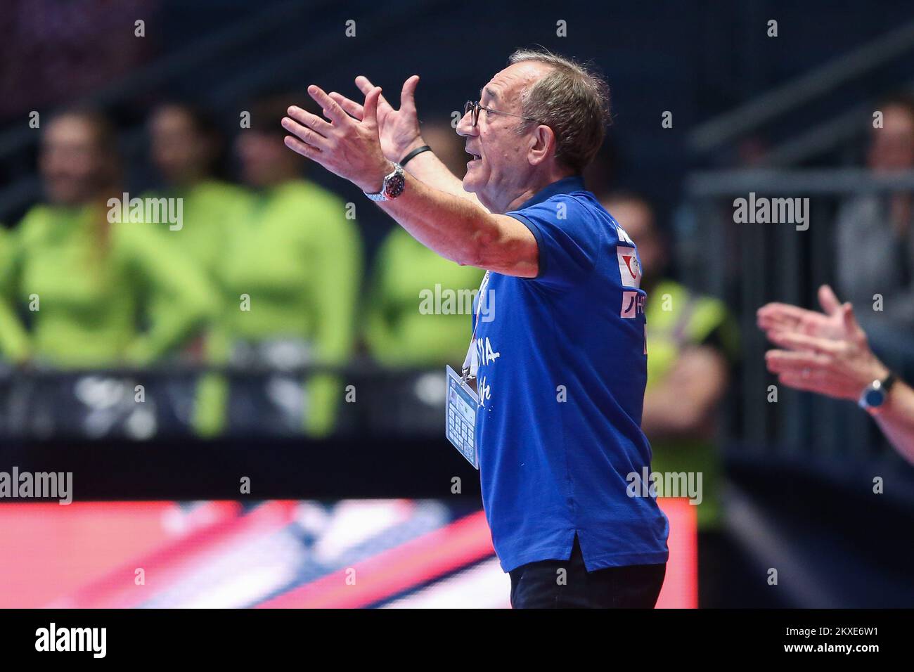 Sport team handball handball championnat d'europe lino cervar croatie ...