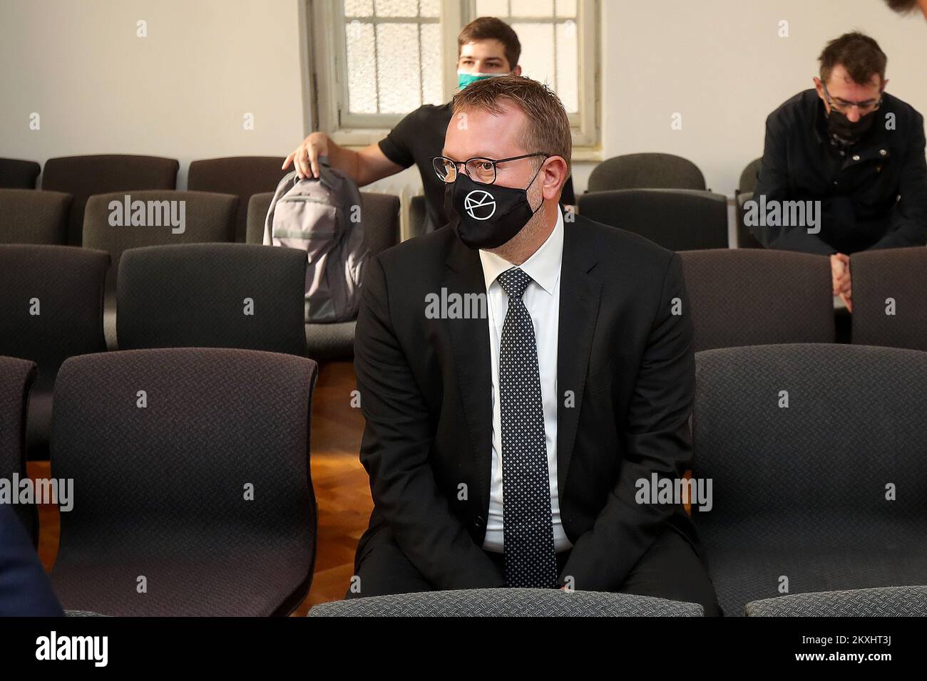 Témoin Tomislav Matija Varga au procès Agrokor devant le tribunal ...