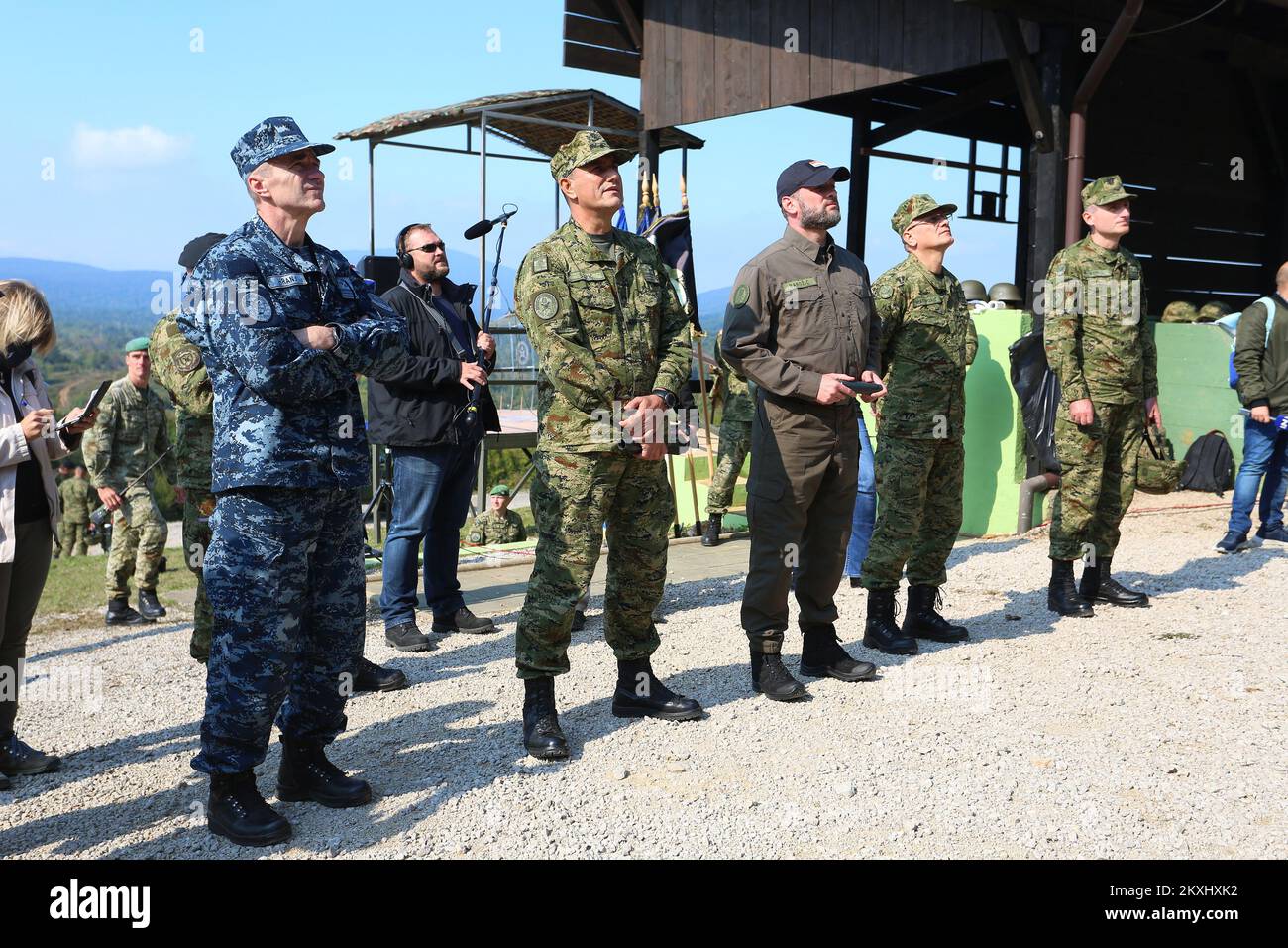 Chef d'état-major général des forces armées croates l'amiral Robert ...